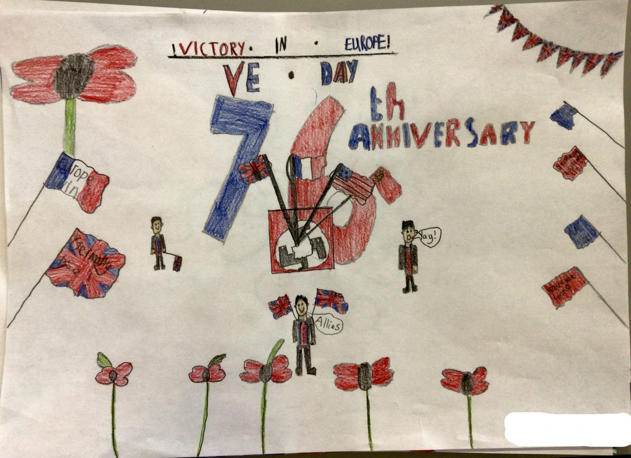 KS2 Entries from the VE Day Poster Competition
